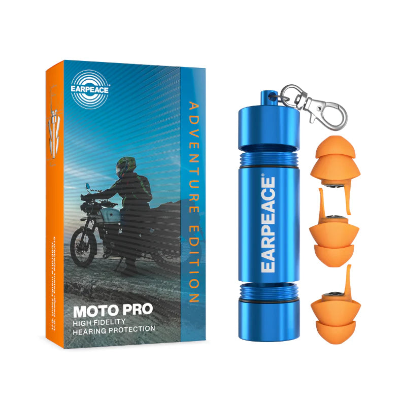 EarPeace MOTO PRO Adventure Ear Plugs (24 dB rating) – Motomox