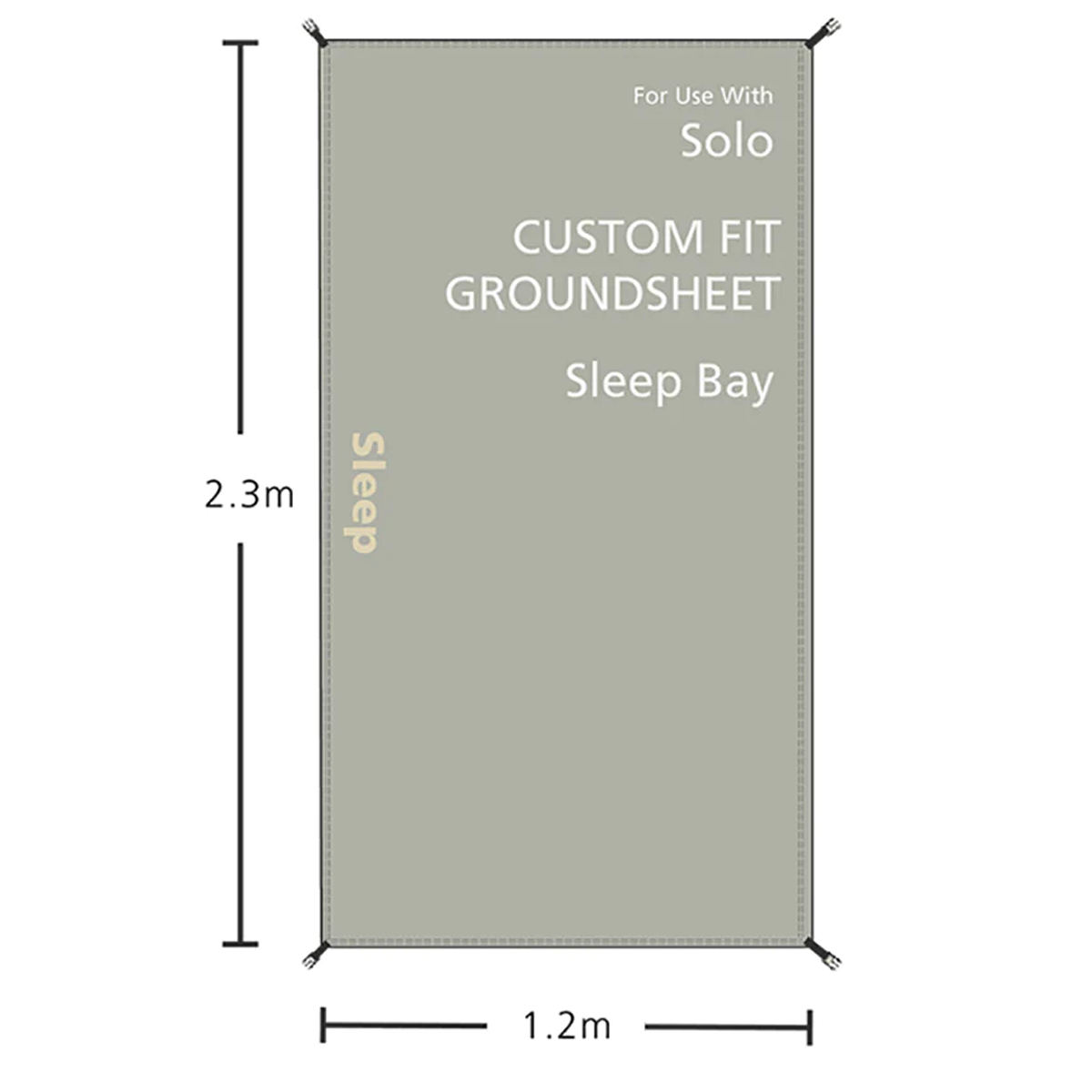 Redverz Solo Sleeping Ground Sheet – Motomox