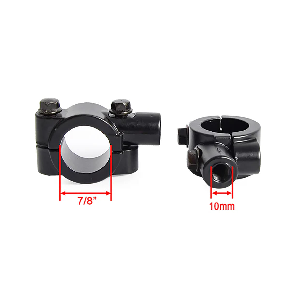 Doubletake Handlebar Clamps for Mirrors, Ram Mounts and GPSs – Motomox