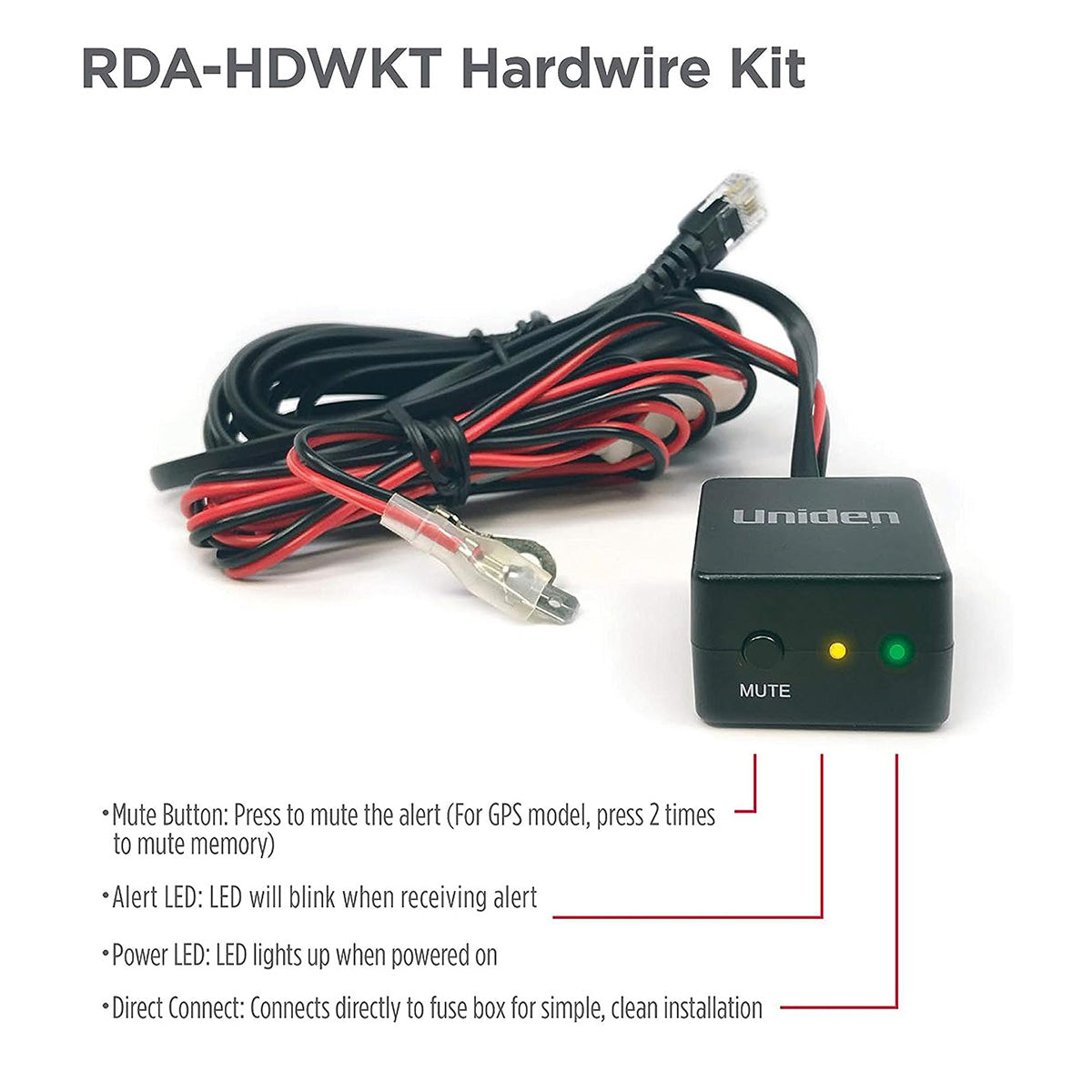 Uniden Hardwire Kit – Motomox